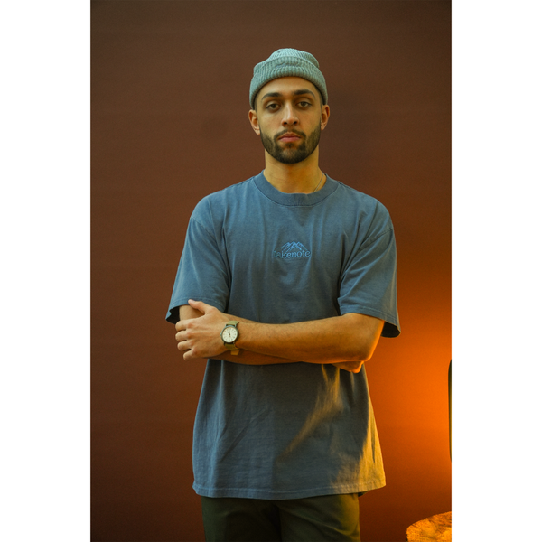 Alps Tee - Indigo – takenote™