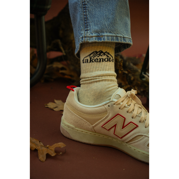 Alps Socks - Oatmeal – takenote™
